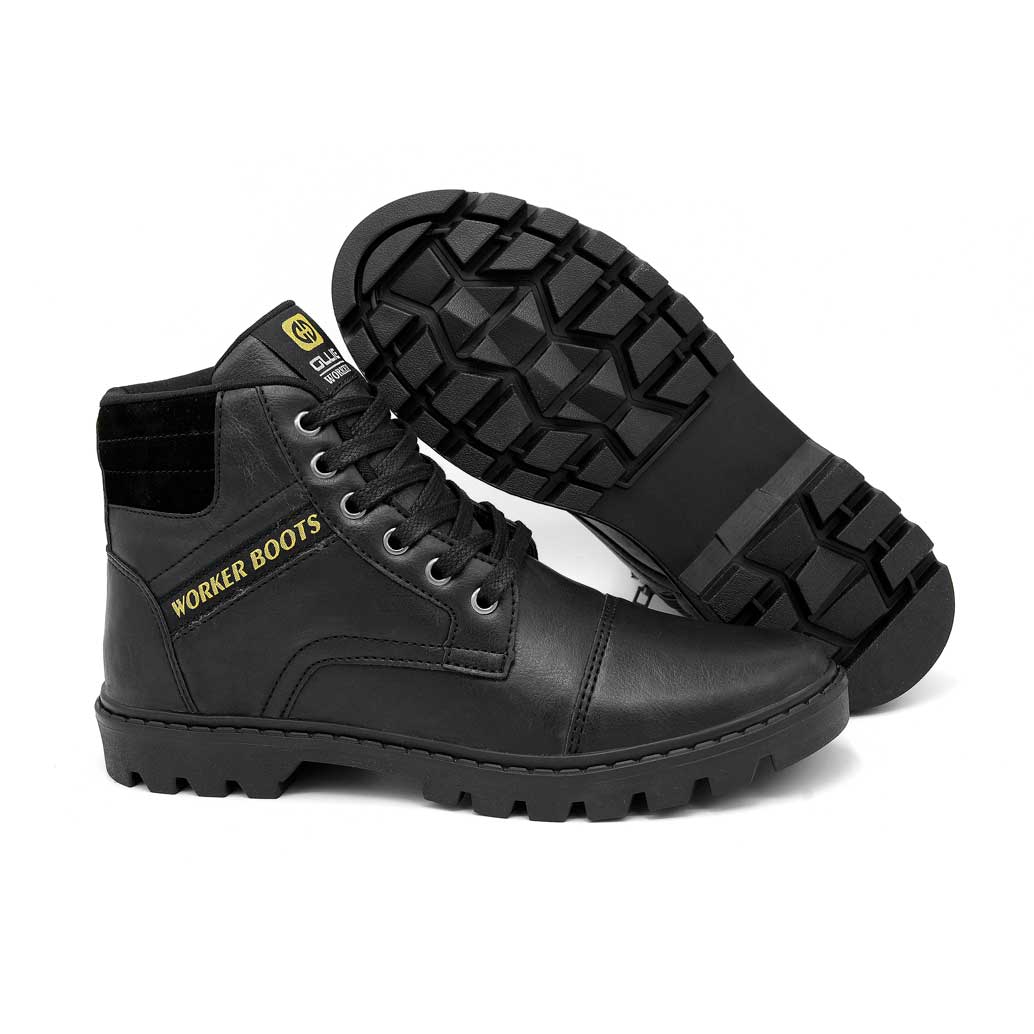 Bota Ollie Worker 400 Preto 28-36